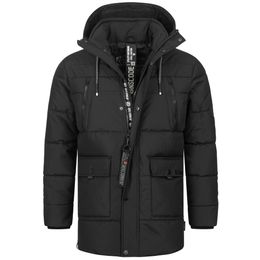 INDICODE JEANS Winter Parka 'Wess' male size M Black
