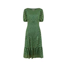 YUMI Kleid Damen Gr&ouml;&szlig;e 42 gr&uuml;n / wei&szlig; Sommerkleid