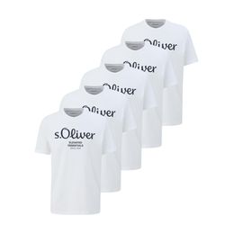 s.Oliver Shirt 'Basic' Herren Gr&ouml;&szlig;e XXXL wei&szlig;