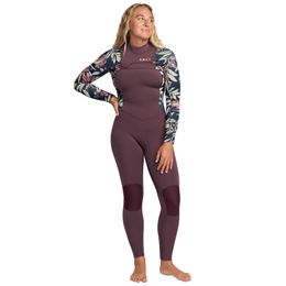 Roxy Neoprenanzug 'Aqua Alpha' Damen Gr&ouml;&szlig;e M schoko / pastellgr&uuml;n / dunkelorange / schwarz