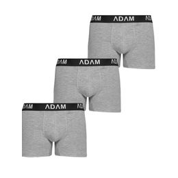 Adam Boxershorts '3er Pack' Herren Gr&ouml;&szlig;e M grau