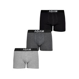 Adam Boxershorts '3er Pack' Herren Gr&ouml;&szlig;e S hellgrau