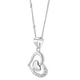 Akzent Pendant '"Banja" aus 925 Sterlingsilber, rhodiniert, langlebig' female size One size Silver