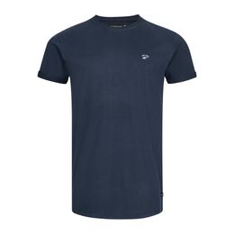 INDICODE Jeans Shirt ' Kloge ' Herren Gr&ouml;&szlig;e L blau / wei&szlig;