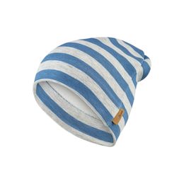 Sterntaler M&uuml;tze Jungen Gr&ouml;&szlig;e 53 blau / wei&szlig;