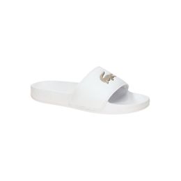 Lacoste Pantolette 'Lacoste Serve Slide Pantolette wei&szlig; Badelatschen 0003' Damen Gr&ouml;&szlig;e 39.5 wei&szlig;