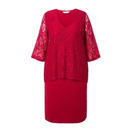 MIAMODA Abendkleid Damen Gr&ouml;&szlig;e 54 kirschrot