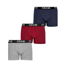 Adam Boxershorts '3er Pack' Herren Gr&ouml;&szlig;e M basaltgrau