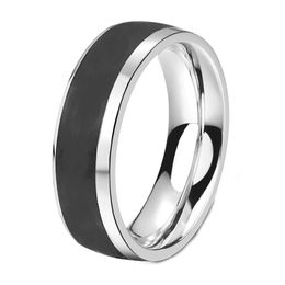 DOOSTI Ring female size 54 Black / Silver
