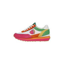 19V69 Italia Sneaker 'Venezia 2.1' Damen Gr&ouml;&szlig;e 41 gelb / gr&uuml;n / pink / wei&szlig; Sommerschuhe