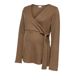 MAMALICIOUS Umstand Pullover 'MLHARRIET TESS' Damen Gr&ouml;&szlig;e XL braun
