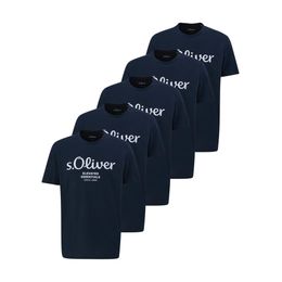 s.Oliver Shirt 'Basic' Herren Gr&ouml;&szlig;e XL blau