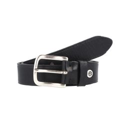 b.belt Cesar G&uuml;rtel Leder schwarz | Gr.: 80 cm