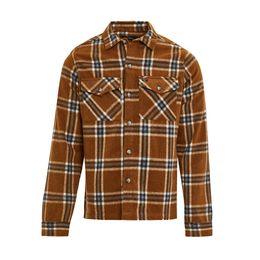 Threadbare. Threadbare Button Up Shirt 'Saint Christopher' male size XL Beige / Brown / Black / White