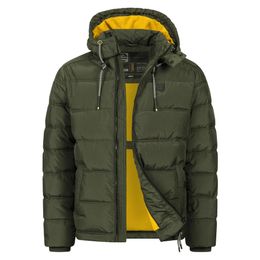 INDICODE Jeans Steppjacke 'Coolios' Herren Gr&ouml;&szlig;e XXL dunkelgr&uuml;n
