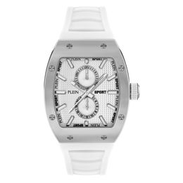 Plein Sport Uhr 'Stormbreake' Herren Gr&ouml;&szlig;e One Size schwarz / silber / wei&szlig;