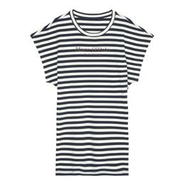 Marc O'Polo Marc O'polo Nachthemd ' Mix & Match Cotton ' Damen Gr&ouml;&szlig;e M blau / wei&szlig;