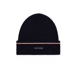 Tommy Hilfiger M&uuml;tze Herren Gr&ouml;&szlig;e 55/60 nachtblau / dunkelrot / wei&szlig;