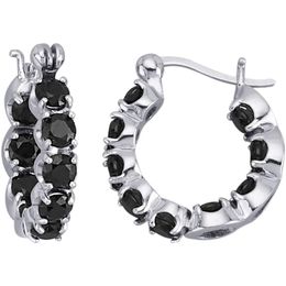 Firetti Ohrringe Damen Gr&ouml;&szlig;e One Size schwarz / silber