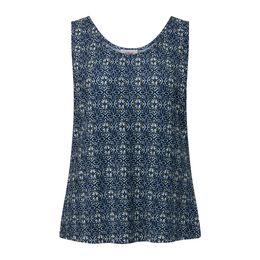 s.Oliver Shirt female size S Dark blue / Yellow / White