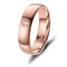 Marrya Ring 'MARRYA TI-32 Ehering aus Titan' Damen Gr&ouml;&szlig;e 56 rosegold