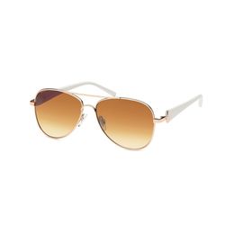 styleBREAKER Sonnenbrille Damen Gr&ouml;&szlig;e one size wei&szlig;