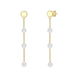 Glanzst&uuml;cke M&uuml;nchen Glanzst&uuml;cke M&uuml;nchen Ohrringe Damen Gr&ouml;&szlig;e One Size goldgelb / wei&szlig;