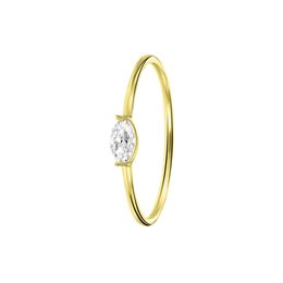 Lucardi Ring 'Klassisch' Damen Gr&ouml;&szlig;e 63 gold
