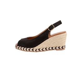 Friends Like These Sandale Damen Gr&ouml;&szlig;e 40/40.5 beige / dunkelrot / schwarz
