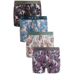 next Boxershorts Herren Gr&ouml;&szlig;e L opal / mint / brombeer / schwarz