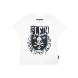 Philipp Plein T-Shirt Jungen Gr&ouml;&szlig;e 152 opal / schwarz / wei&szlig;
