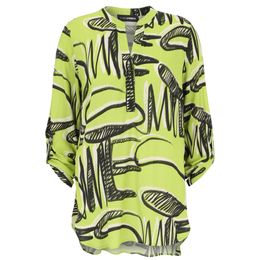 Doris Streich Bluse Damen Gr&ouml;&szlig;e 7XL gr&uuml;n / schwarz / wei&szlig;