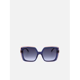 K by KARL LAGERFELD Karl Lagerfeld Sonnenbrille Damen Gr&ouml;&szlig;e 55 blau