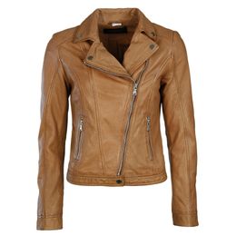JCC Lederjacke Damen Gr&ouml;&szlig;e M hellbraun Sommerjacke