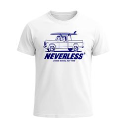 Neverless Shirt 'Surf Dog' Herren Gr&ouml;&szlig;e M wei&szlig;