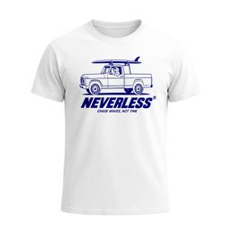 Neverless Shirt 'Surf Dog' male size XS White