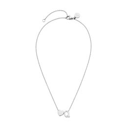 PURELEI Kette 'Letter Heart Q' Damen Gr&ouml;&szlig;e 50 / 55cm silber