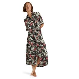 Roxy Kleid Damen Gr&ouml;&szlig;e 36 hellgr&uuml;n / bordeaux / schwarz Sommerkleid