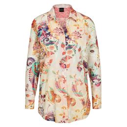 Madeleine Mode Madeleine Bluse Damen Gr&ouml;&szlig;e S chamois / dunkelblau / gr&uuml;n / orange