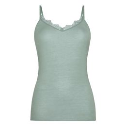 Hunkem&ouml;ller Hunkem&ouml;ller Top 'V-neck with Cashmere' Damen Gr&ouml;&szlig;e L hellgr&uuml;n