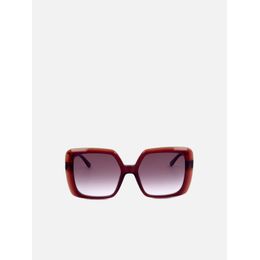 K by KARL LAGERFELD Karl Lagerfeld Sonnenbrille Damen Gr&ouml;&szlig;e 55 rot