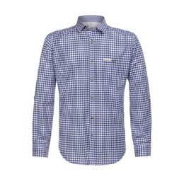 Stockerpoint Hemd 'Campos3' Herren Gr&ouml;&szlig;e 41/42 blau / wei&szlig;