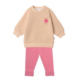 Liliput Sweatshirt und Leggings Set 'Krabbe' Jungen Gr&ouml;&szlig;e 86/92 beige / pink