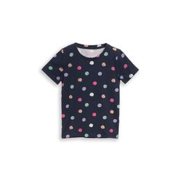 Tom Tailor T-Shirt M&auml;dchen Gr&ouml;&szlig;e 128/134 blau / dunkelblau / orange / pink