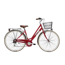 Adriatica Cityfahrrad 28 Zoll NEW PANAREA Lady, rot