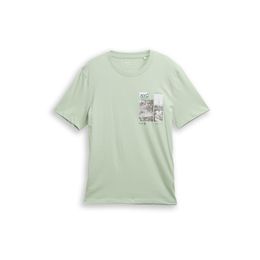 Tom Tailor Denim T-Shirt Herren Gr&ouml;&szlig;e XL navy / hellgrau / dunkelgrau / mint
