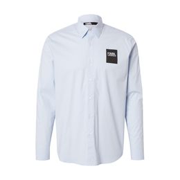 K by KARL LAGERFELD Karl Lagerfeld Button Up Shirt male size S Light blue / Black