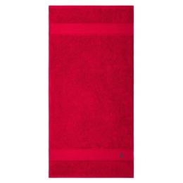 Ralph Lauren Home Handtuch 'POLOPLAYER' Herren Gr&ouml;&szlig;e 50 x 100 rot