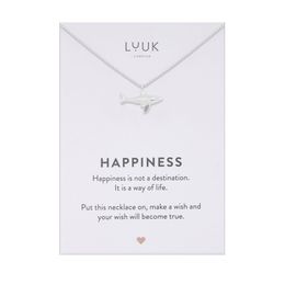 Luuk Lifestyle Kette 'LUUK LIFESTYLE Halskette "Hai"' Damen Gr&ouml;&szlig;e 45 / 50 cm silber