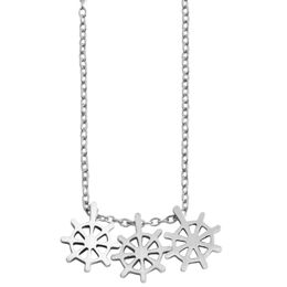 Akzent Schmuckset 'Edelstahl silber' Damen Gr&ouml;&szlig;e One Size silber